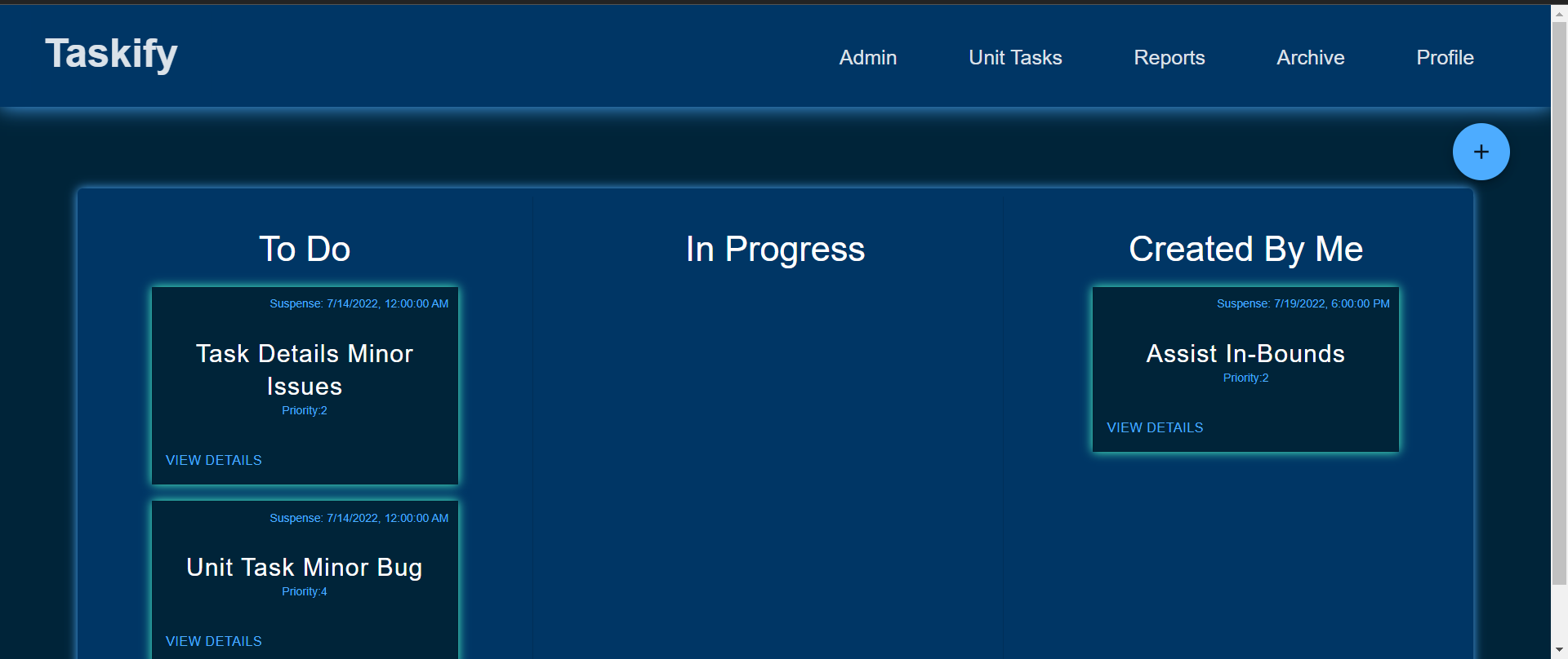 Taskify | Darius DeSpain | Professional Portfolio